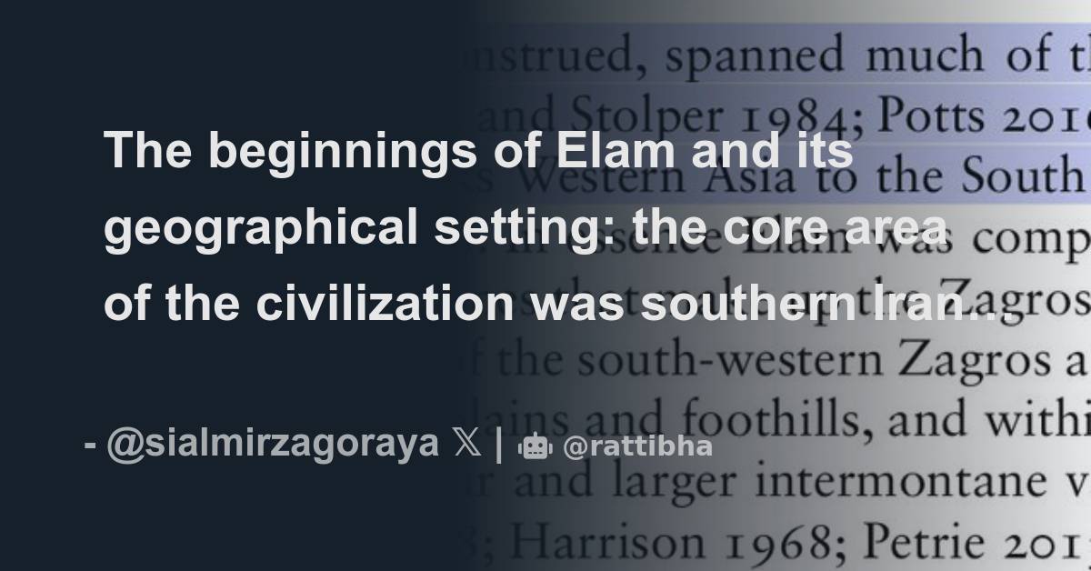 The beginnings of Elam and its geographical setting: the core area of ...