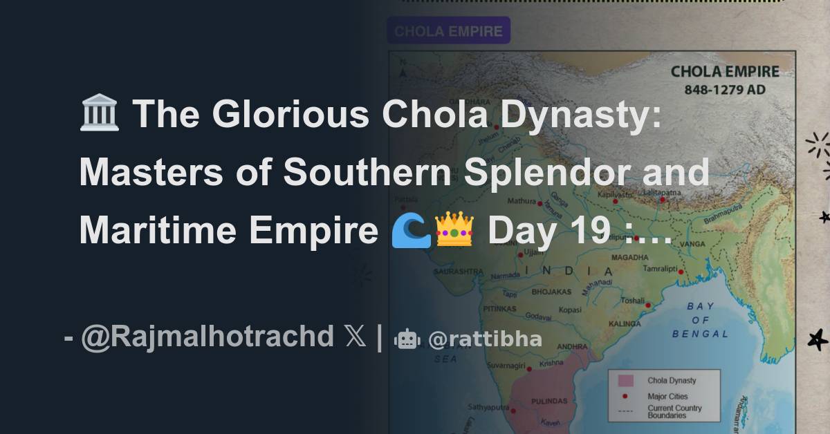🏛️ The Glorious Chola Dynasty: Masters of Southern Splendor and ...