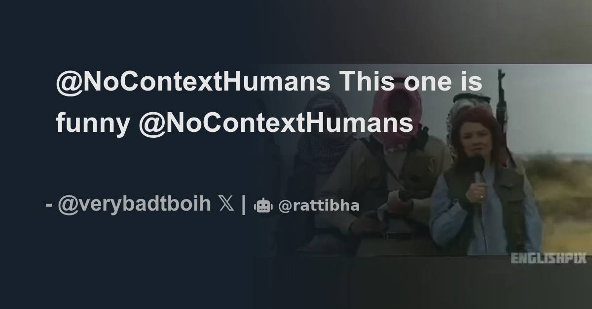 @NoContextHumans This one is funny - Thread from Sucre papi 🐺 ...