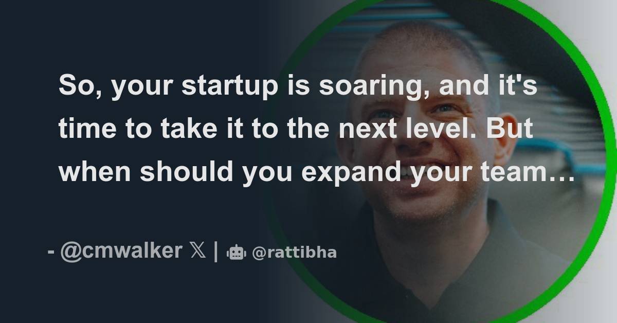 So, your startup is soaring, and it's time to take it to the next level ...