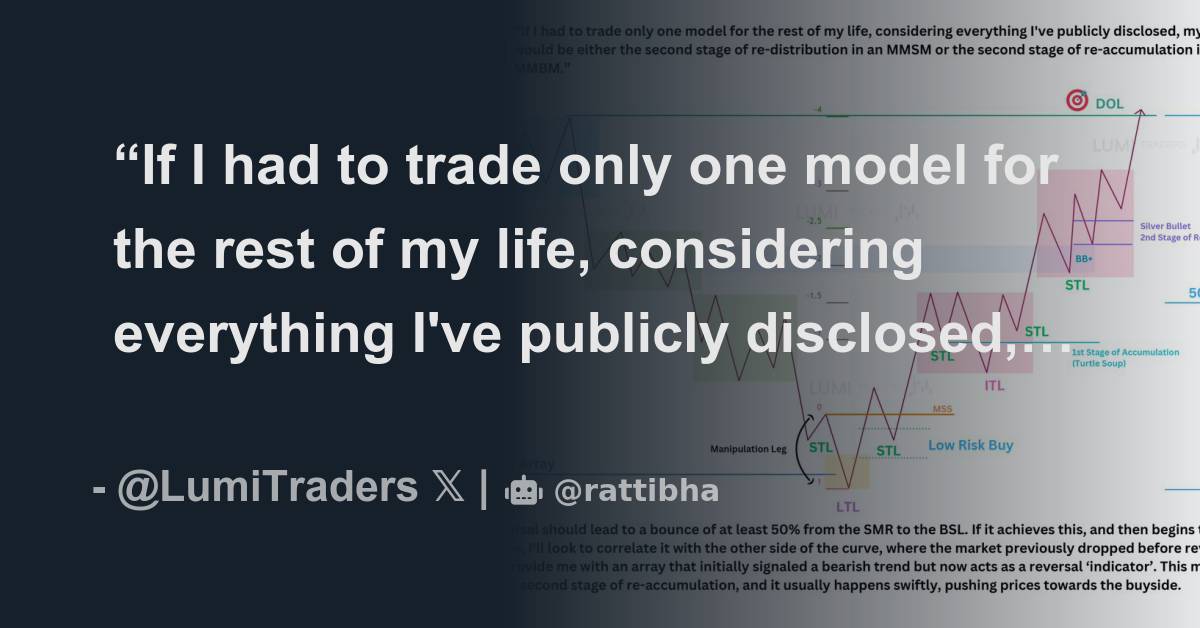 “If I had to trade only one model for the rest of my life, considering ...
