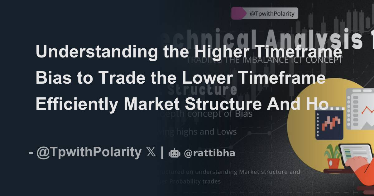 Understanding the Higher Timeframe Bias to Trade the Lower Timeframe Efficiently Market ...