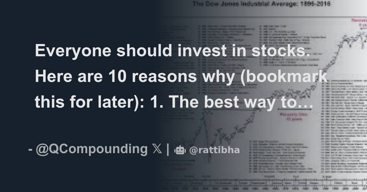 Everyone should invest in stocks. Here are 10 reasons why (bookmark this for later): - المسلسل ...