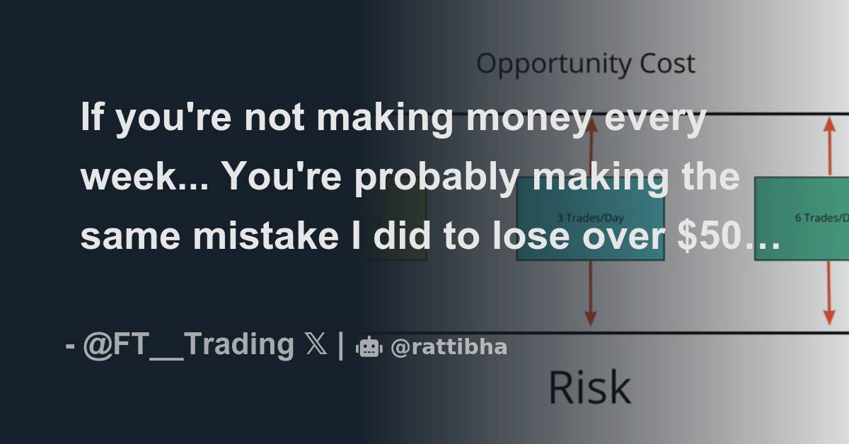 If you're not making money every week... You're probably making the ...