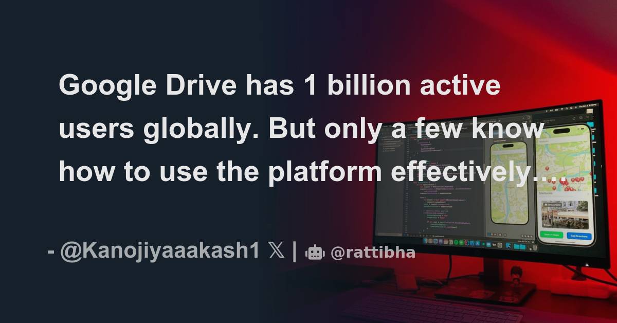 Google Drive has 1 billion active users globally. But only a few know how to use the platform ...