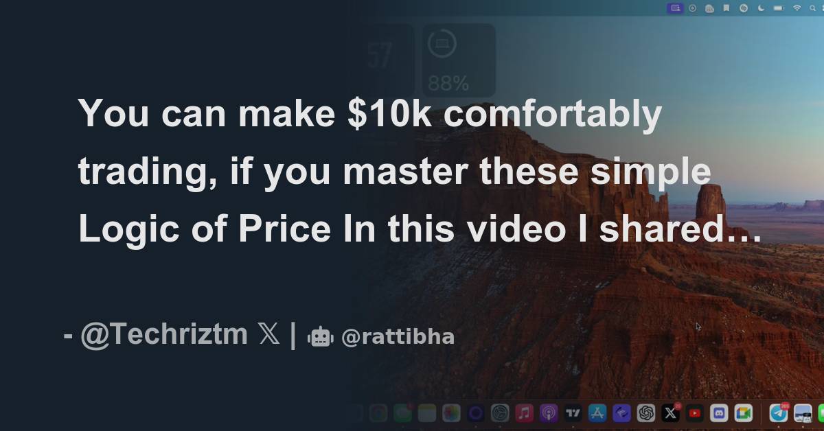 You can make $10k comfortably trading, if you master these simple Logic ...
