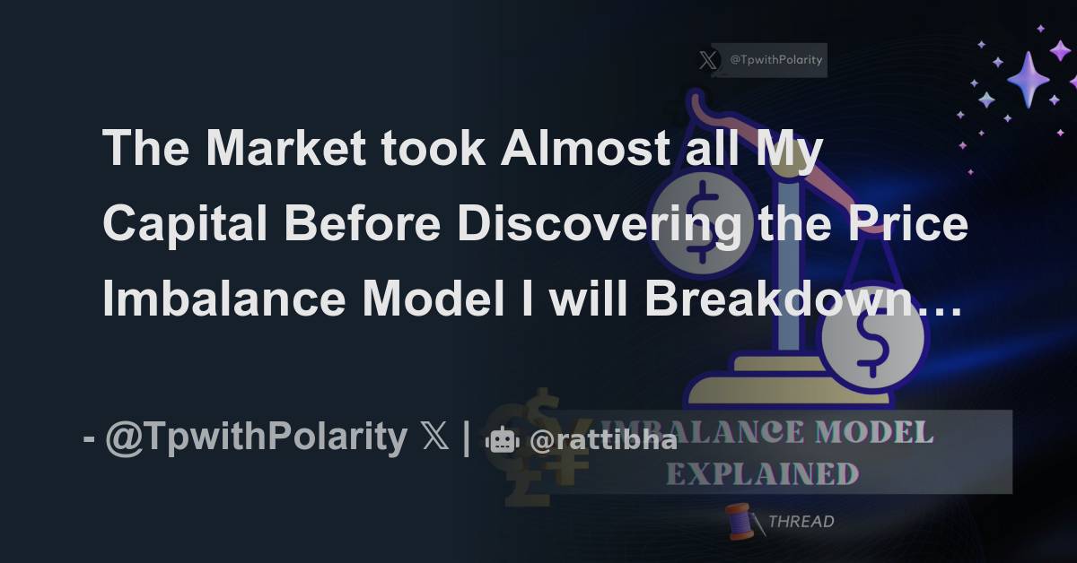 The Market took Almost all My Capital Before Discovering the Price ...