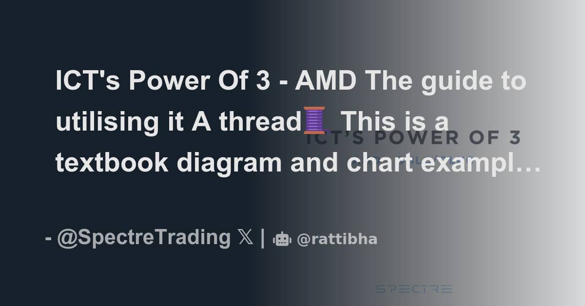 ICT's Power Of 3 - AMD The guide to utilising it A thread🧵 - Thread ...