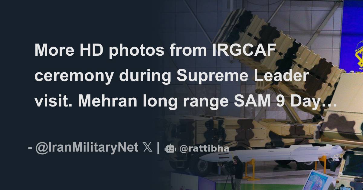 More HD photos from IRGCAF ceremony during Supreme Leader visit. Mehran ...