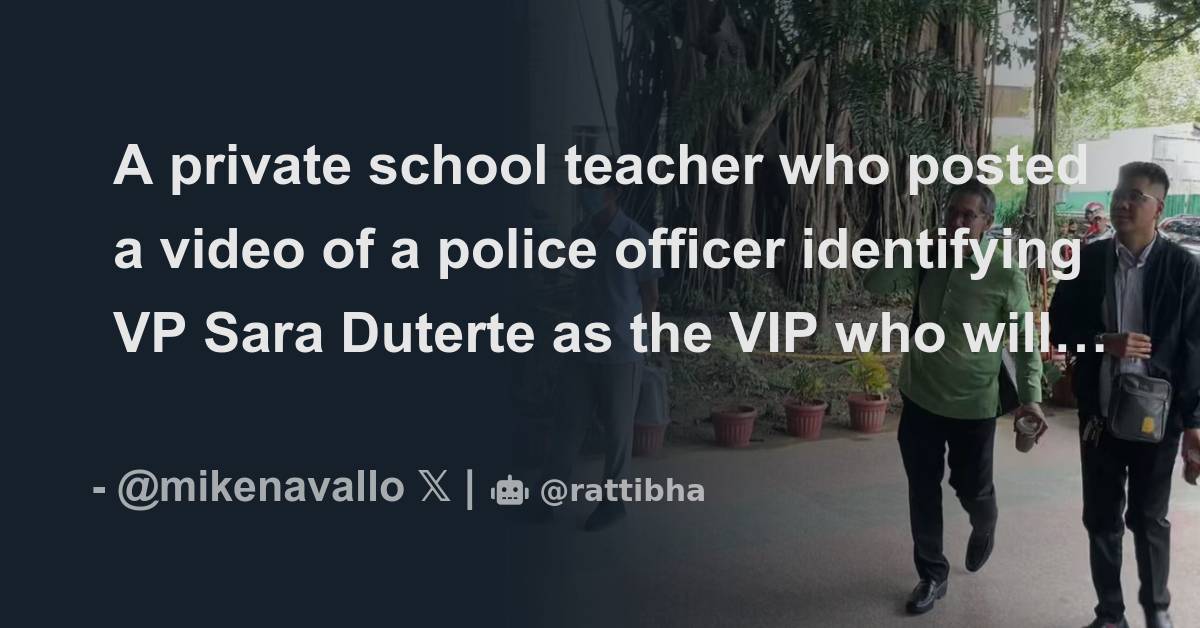 A private school teacher who posted a video of a police officer ...