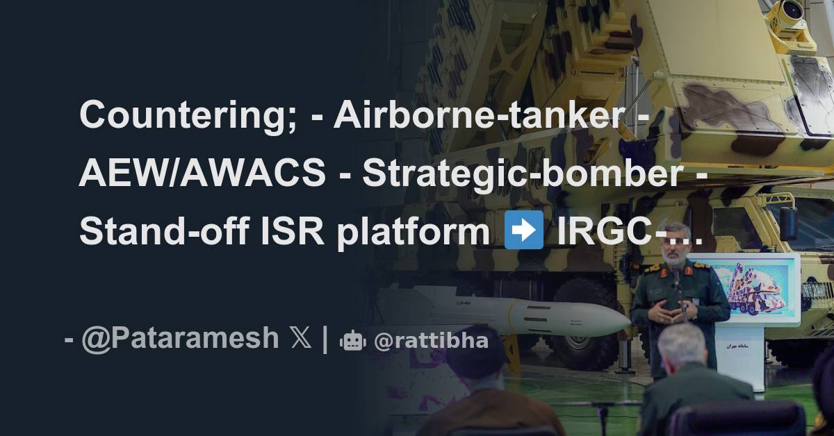 Countering; - Airborne-tanker - AEW/AWACS - Strategic-bomber - Stand ...