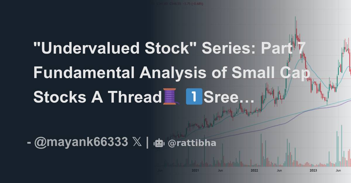 "Undervalued Stock" Series: Part 7 Fundamental Analysis of Small Cap ...