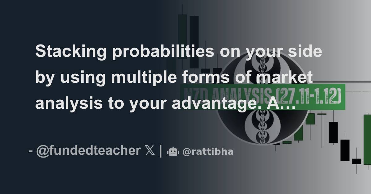 Stacking probabilities on your side by using multiple forms of market ...
