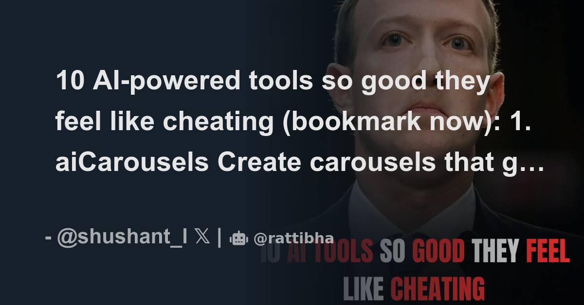 10 AI-powered tools so good they feel like cheating (bookmark now ...