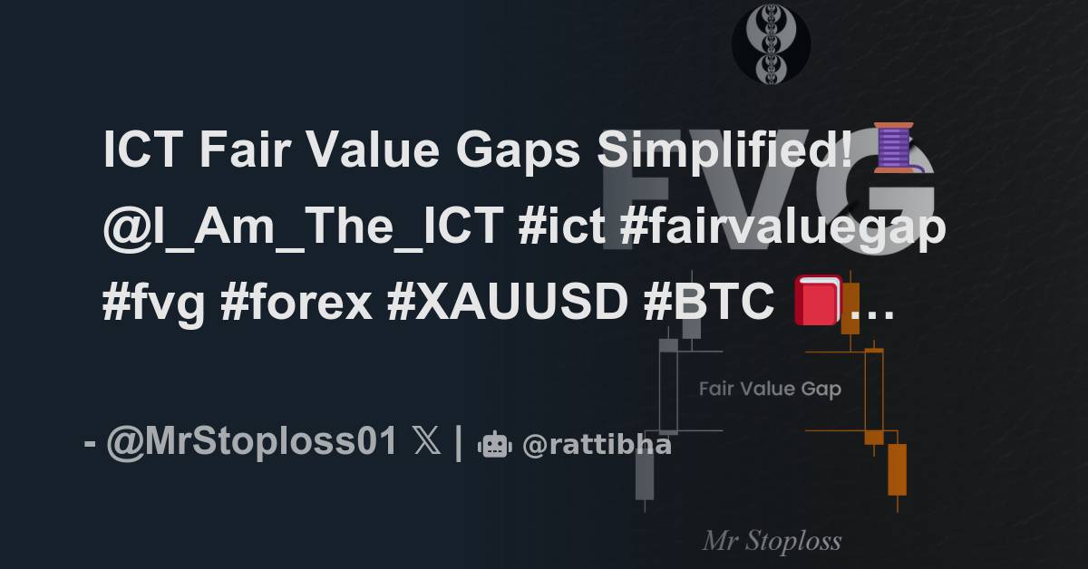 ICT Fair Value Gaps Simplified! 🧵 @I_Am_The_ICT #ict #fairvaluegap #fvg ...