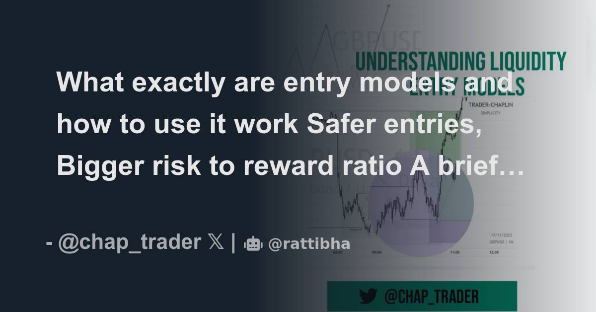 What exactly are entry models and how to use it work Safer entries ...