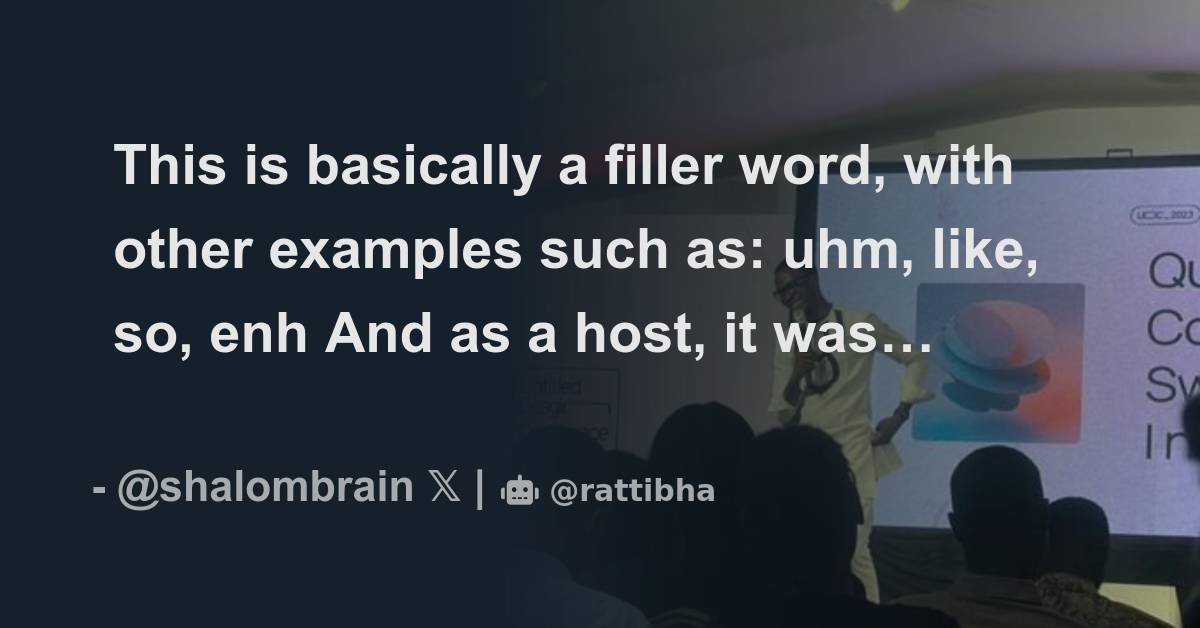 This is basically a filler word, with other examples such as: uhm, like ...