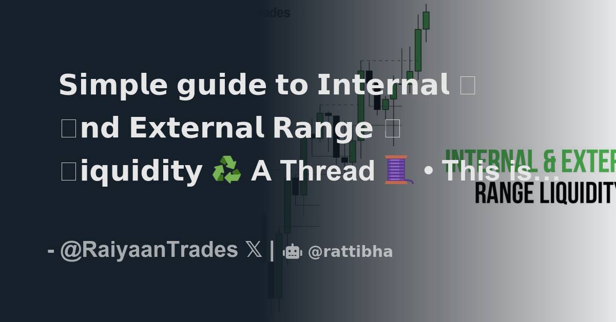 𝗦𝗶𝗺𝗽𝗹𝗲 𝗴𝘂𝗶𝗱𝗲 𝘁𝗼 𝗜𝗻𝘁𝗲𝗿𝗻𝗮𝗹 𝗮𝗻𝗱 𝗘𝘅𝘁𝗲𝗿𝗻𝗮𝗹 𝗥𝗮𝗻𝗴𝗲 𝗟𝗶𝗾𝘂𝗶𝗱𝗶𝘁𝘆 ♻️ A Thread 🧵 ...