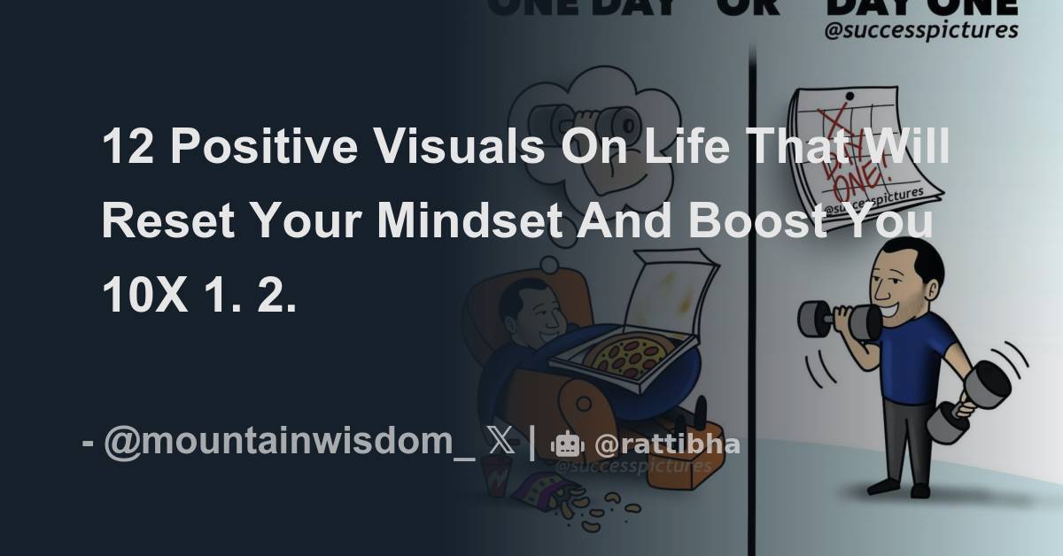 12 Positive Visuals On Life That Will Reset Your Mindset And Boost You ...
