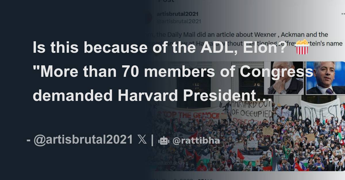 Is this because of the ADL, Elon? 🍿 - المسلسل من artisbrutal2021 ...