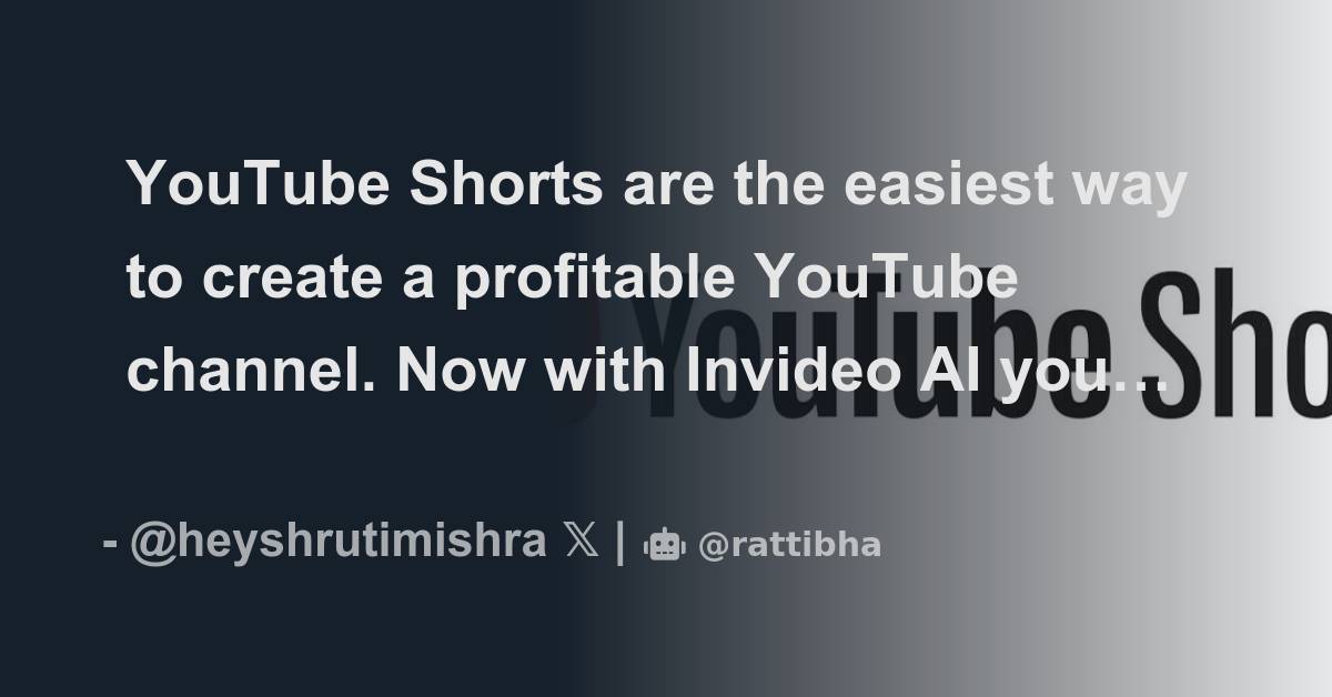 YouTube Shorts are the easiest way to create a profitable YouTube ...