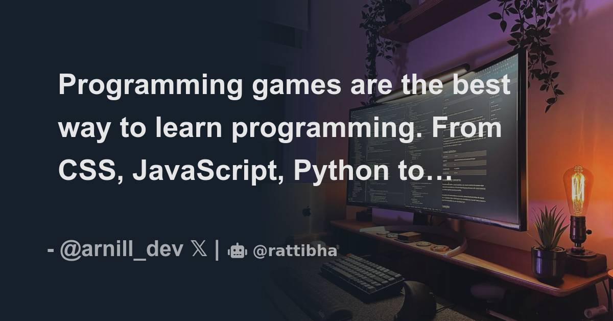 Programming games are the best way to learn programming. From CSS, JavaScript, Python to ...