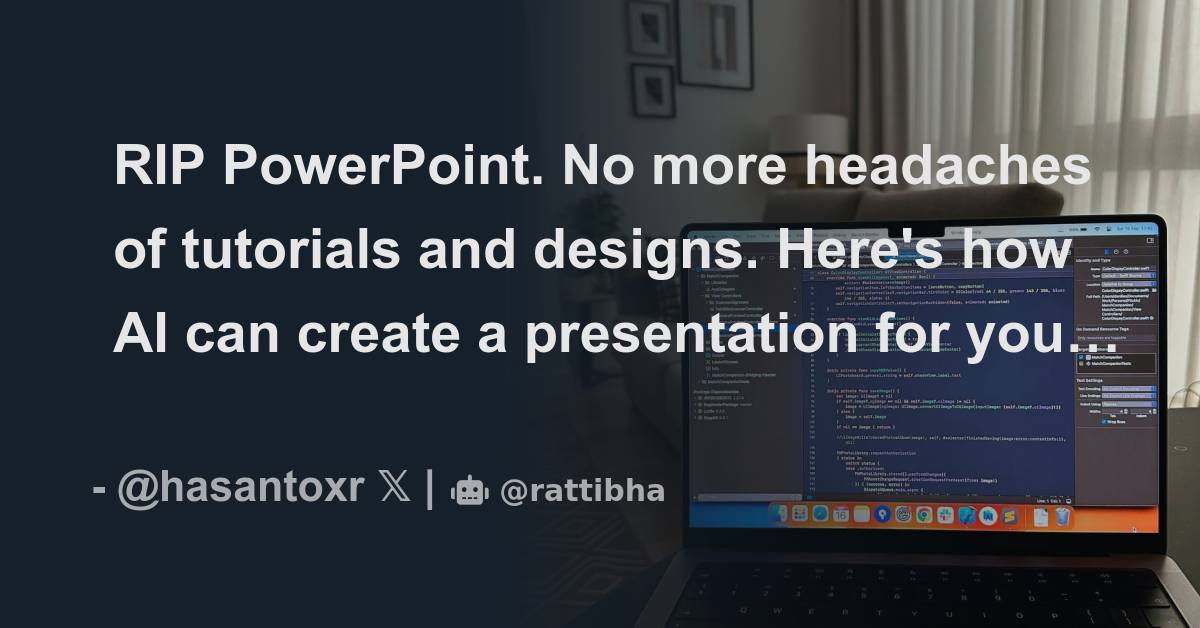 RIP PowerPoint. No more headaches of tutorials and designs. Here's how ...