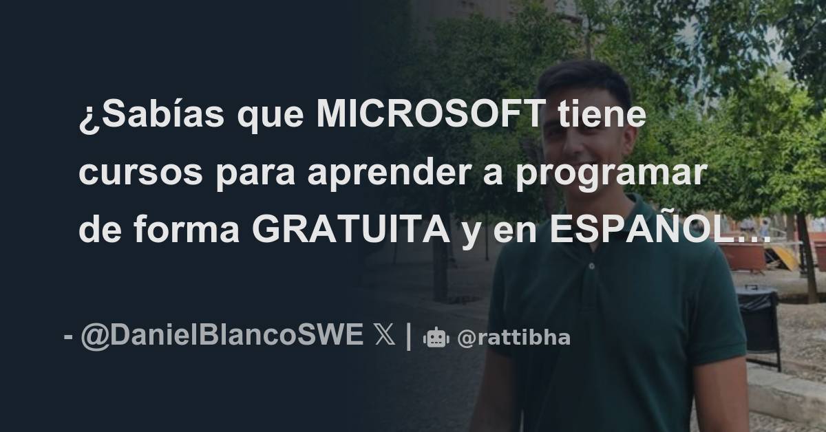 ¿Sabías que MICROSOFT tiene cursos para aprender a programar de forma ...