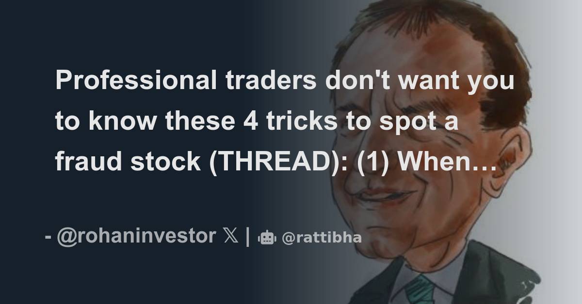 Professional traders don't want you to know these 4 tricks to spot a ...