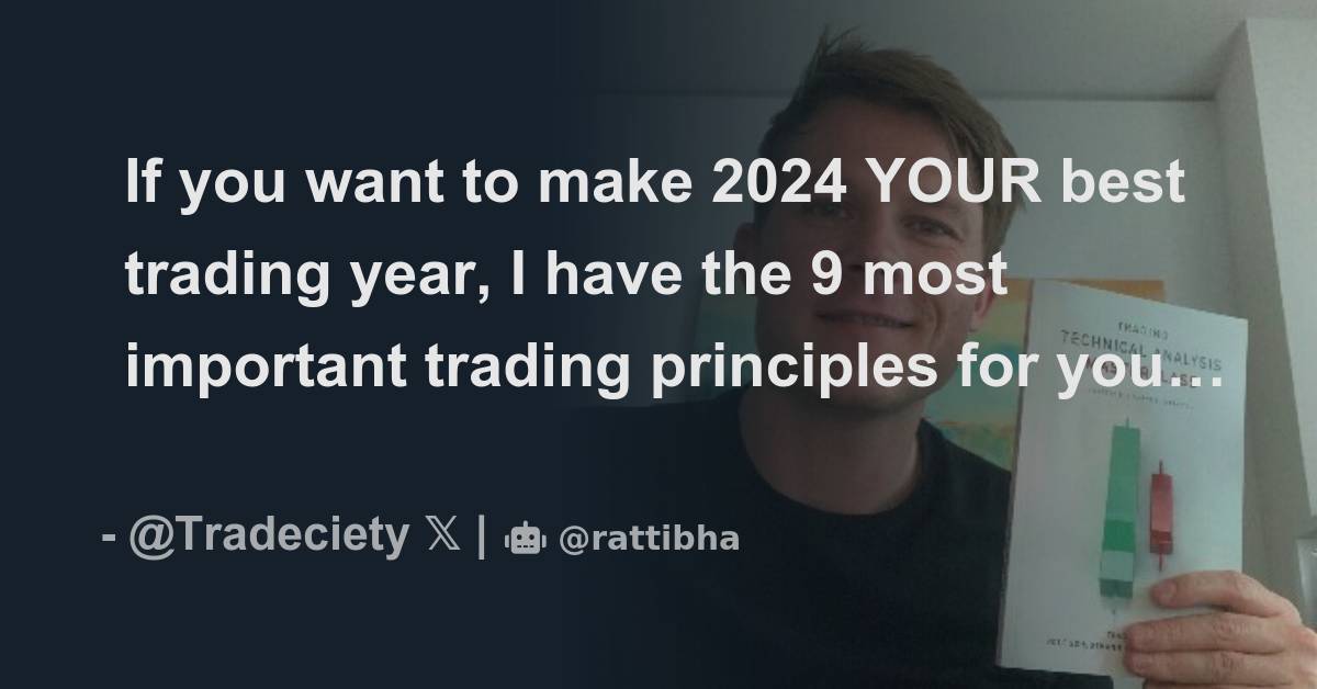 If you want to make 2024 YOUR best trading year, I have the 9 most ...