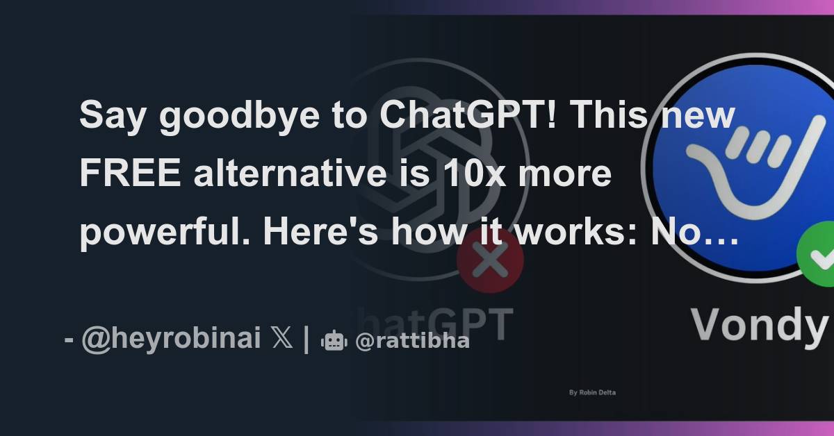 Say goodbye to ChatGPT! This new FREE alternative is 10x more powerful ...