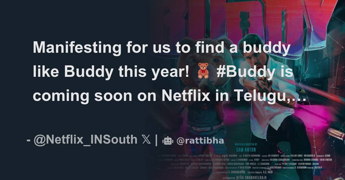 Manifesting for us to find a buddy like Buddy this year! 🧸 #Buddy is ...