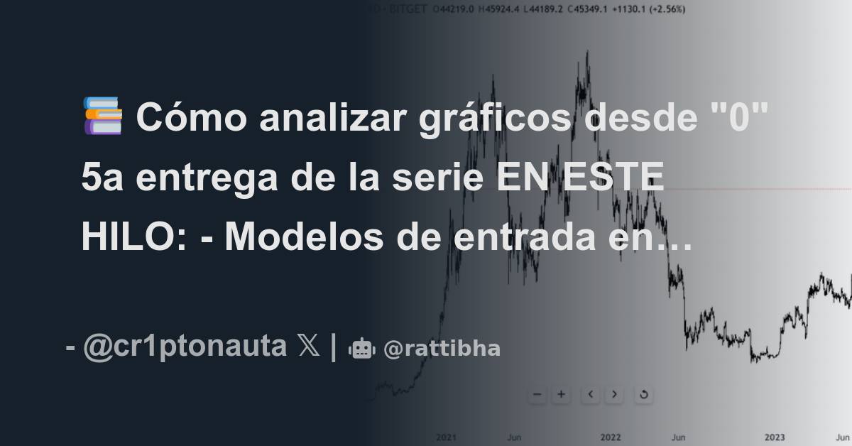 📚 Cómo analizar gráficos desde "0" 5a entrega de la serie EN ESTE HILO: - Modelos de entrada en ...