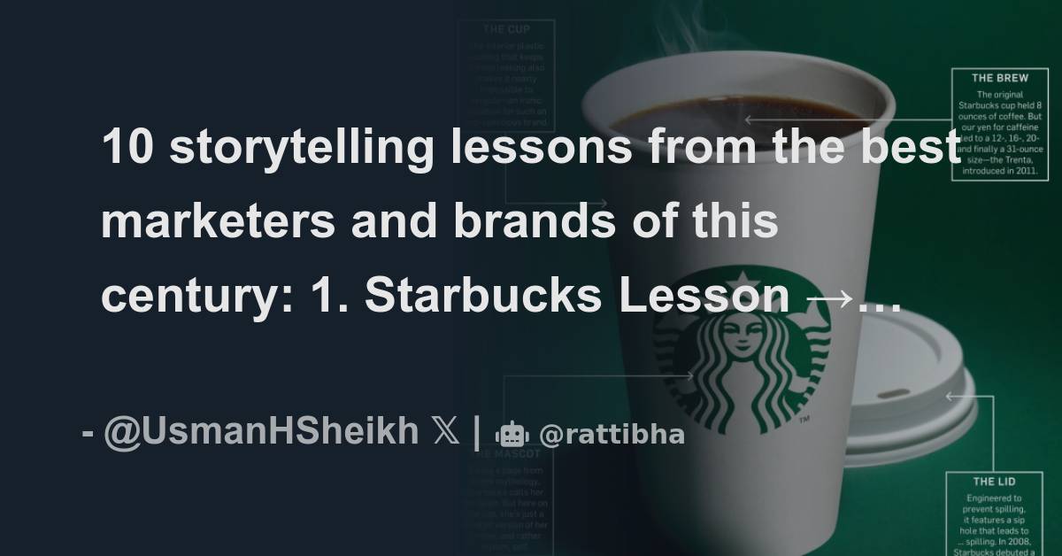 10 storytelling lessons from the best marketers and brands of this ...