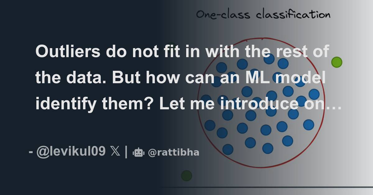 Outliers do not fit in with the rest of the data. But how can an ML model identify them? Let me ...