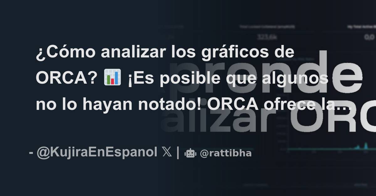 ¿Cómo analizar los gráficos de ORCA? 📊 ¡Es posible que algunos no lo hayan notado! ORCA ofrece ...
