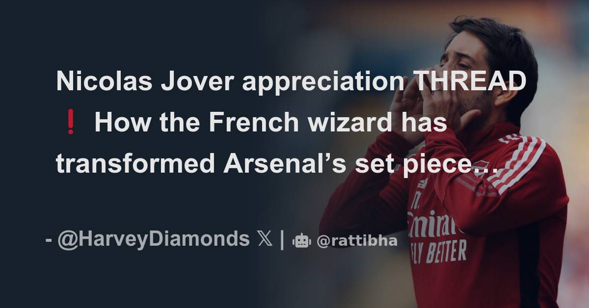 Nicolas Jover appreciation THREAD ️ How the French wizard has ...