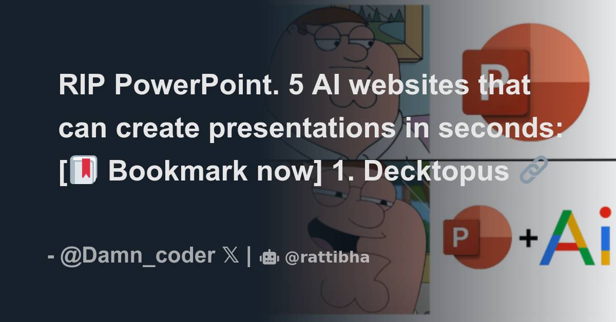 RIP PowerPoint. 5 AI websites that can create presentations in seconds ...