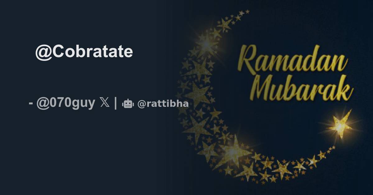 @Cobratate - Thread from The Dutch Doge Guy 🐕 @070guy - Rattibha