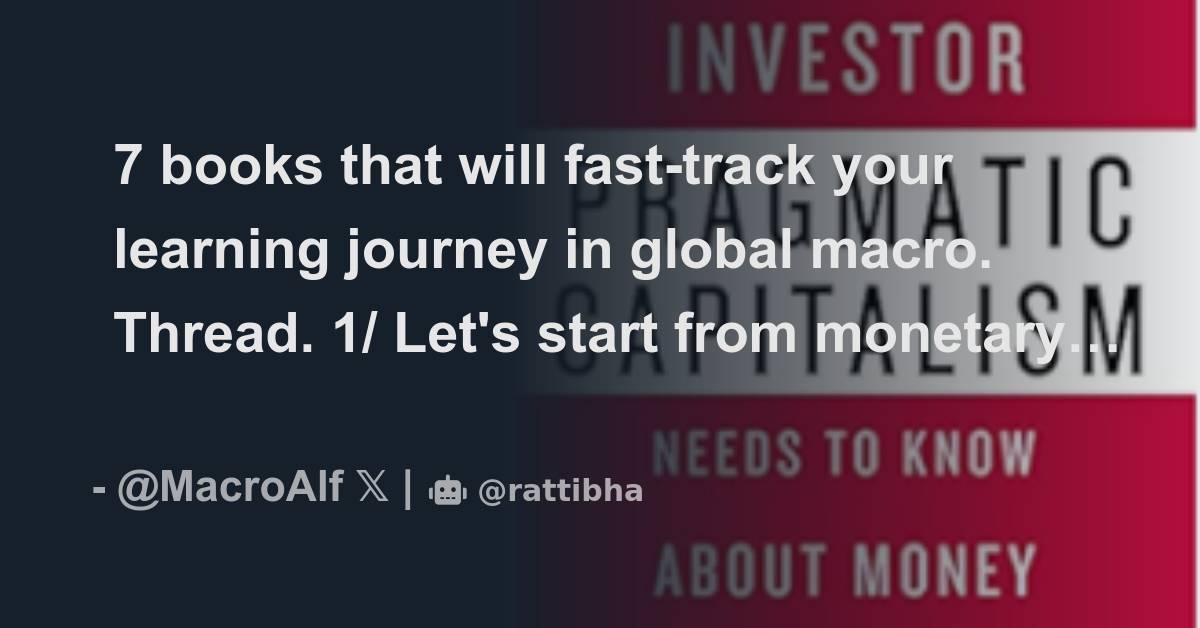 7 books that will fast-track your learning journey in global macro ...