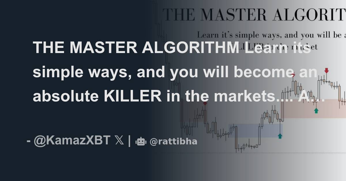 THE MASTER ALGORITHM Learn its simple ways, and you will become an ...