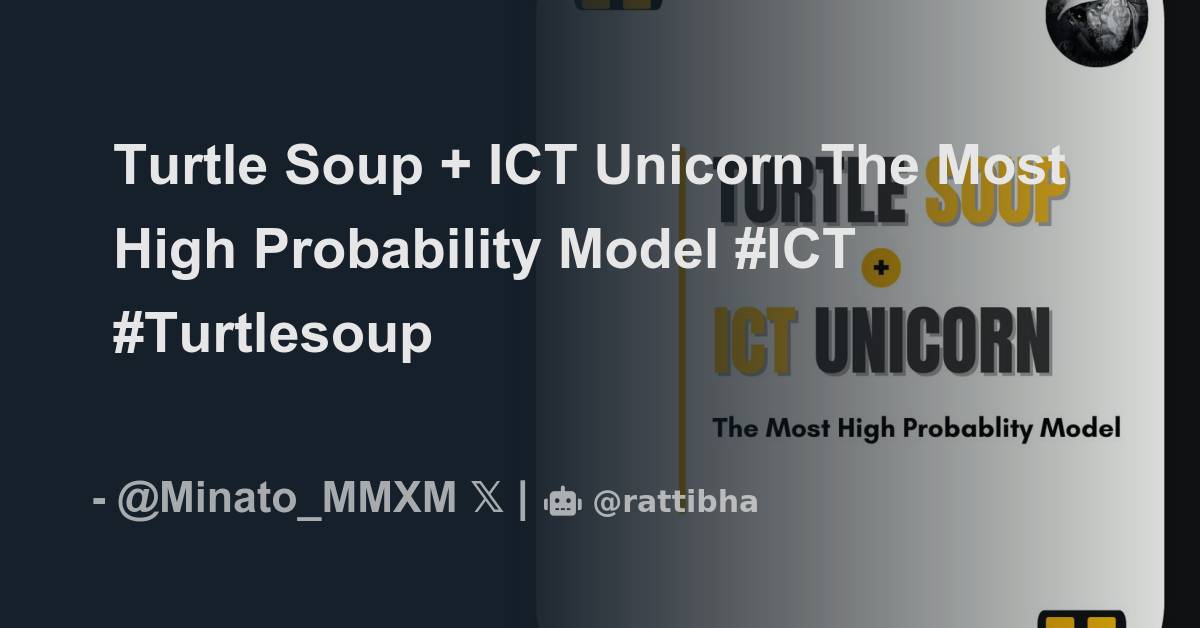 Turtle Soup + ICT Unicorn The Most High Probability Model #ICT # ...