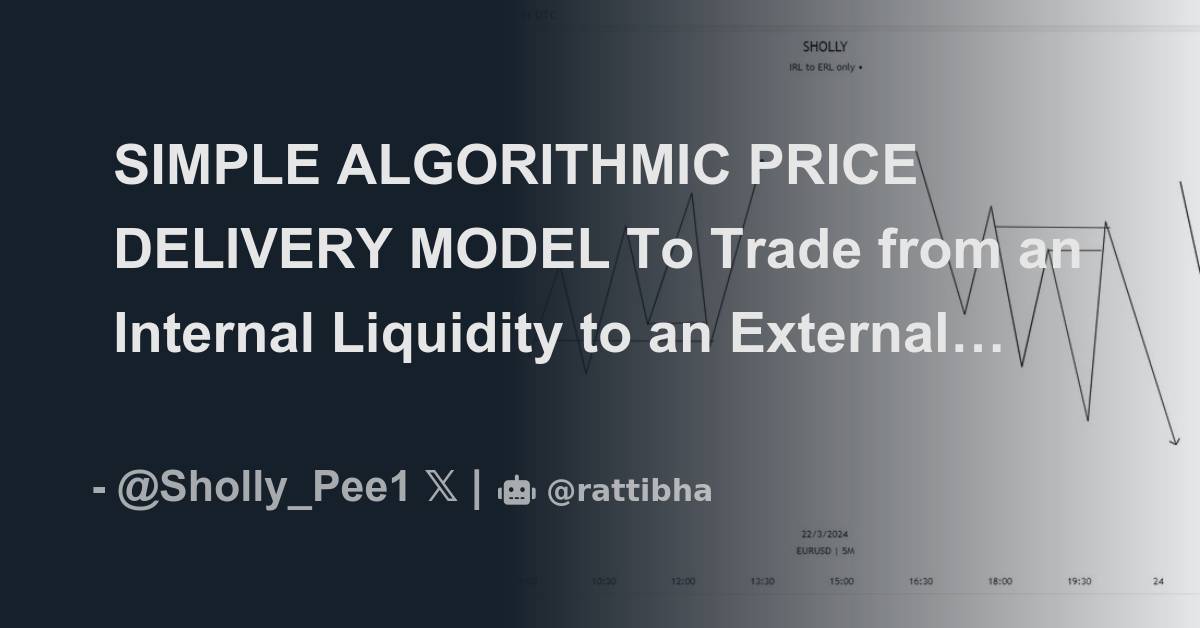 SIMPLE ALGORITHMIC PRICE DELIVERY MODEL To Trade from an Internal ...