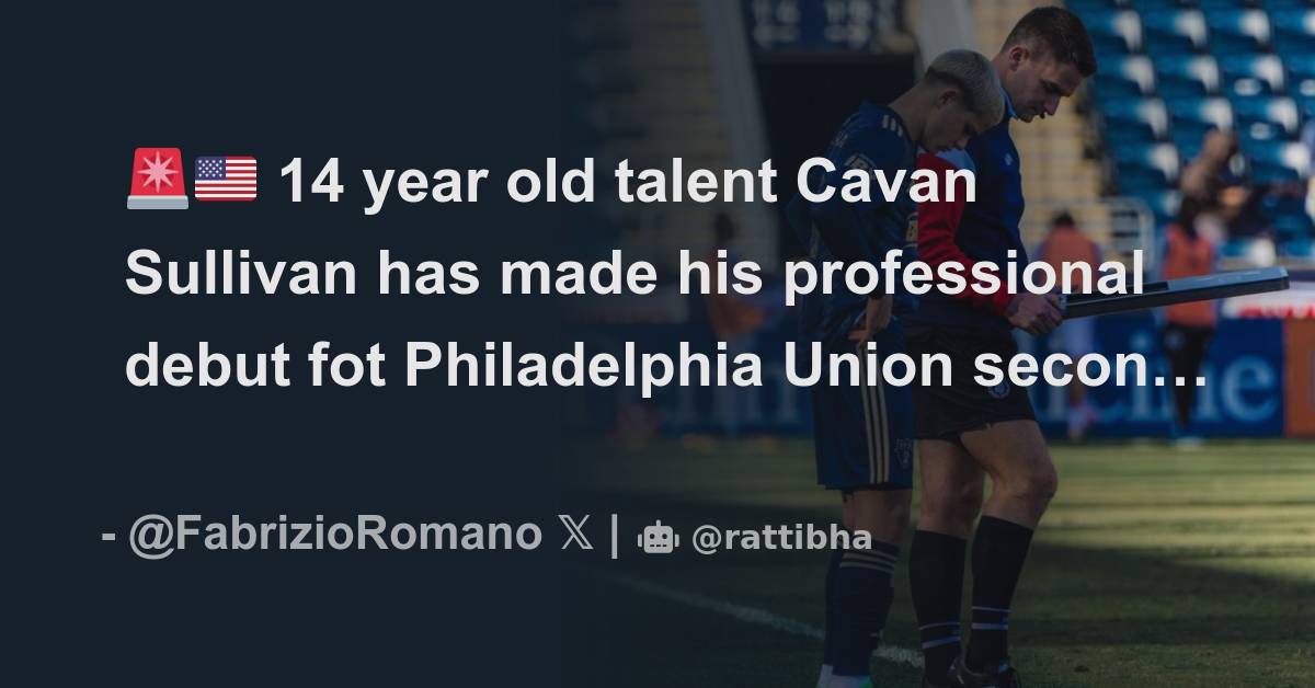 🚨🇺🇸 14 year old talent Cavan Sullivan has made his professional debut ...