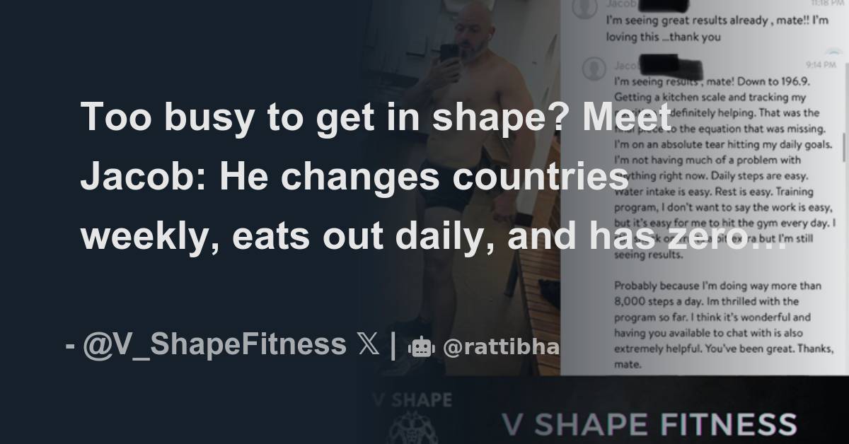 Too busy to get in shape? Meet Jacob: He changes countries weekly, eats ...