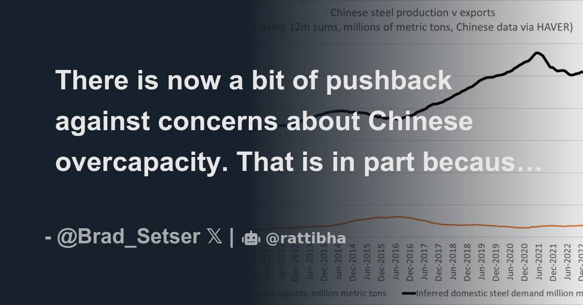 There is now a bit of pushback against concerns about Chinese ...