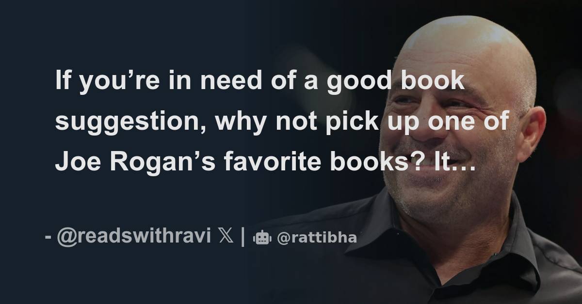 If you’re in need of a good book suggestion, why not pick up one of Joe ...