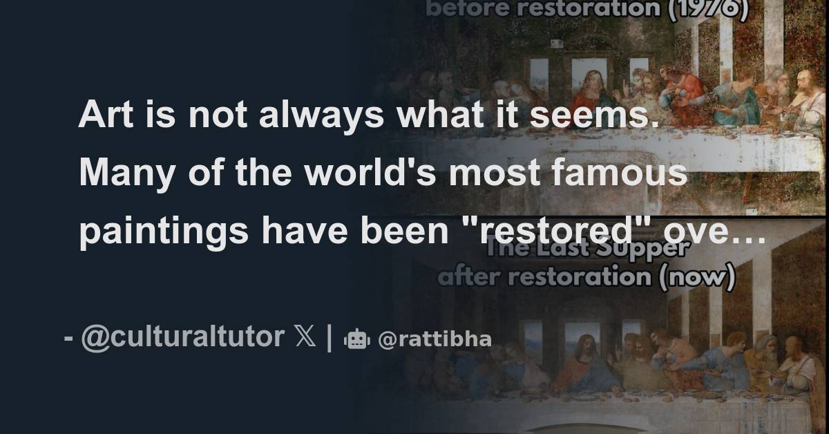 Art is not always what it seems. Many of the world's most famous ...