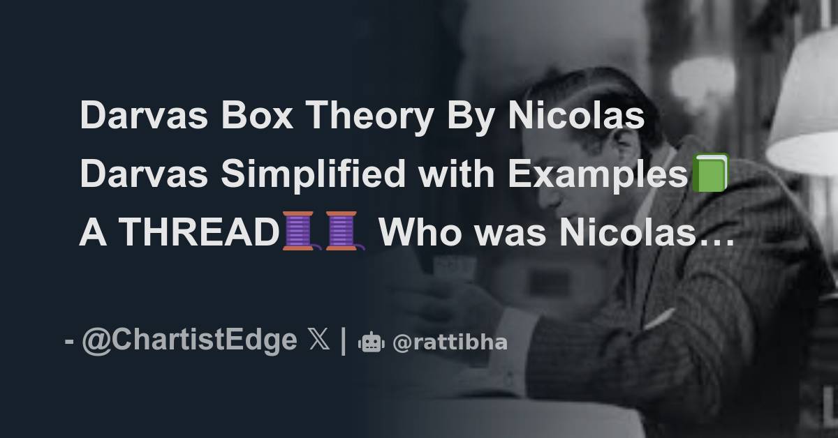 Darvas Box Theory By Nicolas Darvas Simplified with Examples📗 A THREAD🧵 ...