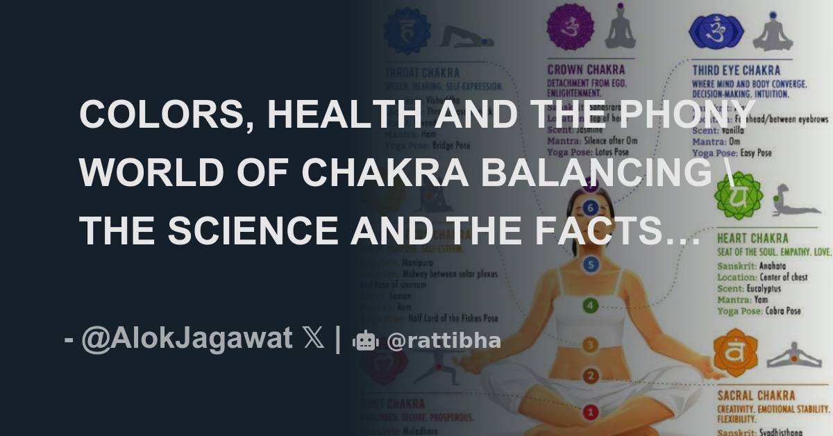 COLORS, HEALTH AND THE PHONY WORLD OF CHAKRA BALANCING \ THE SCIENCE ...